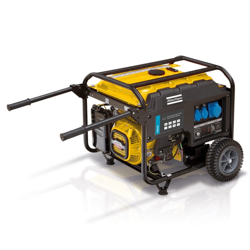 ATLAS COPCO Portable Generator with manual & electric start - Rey Lenferna