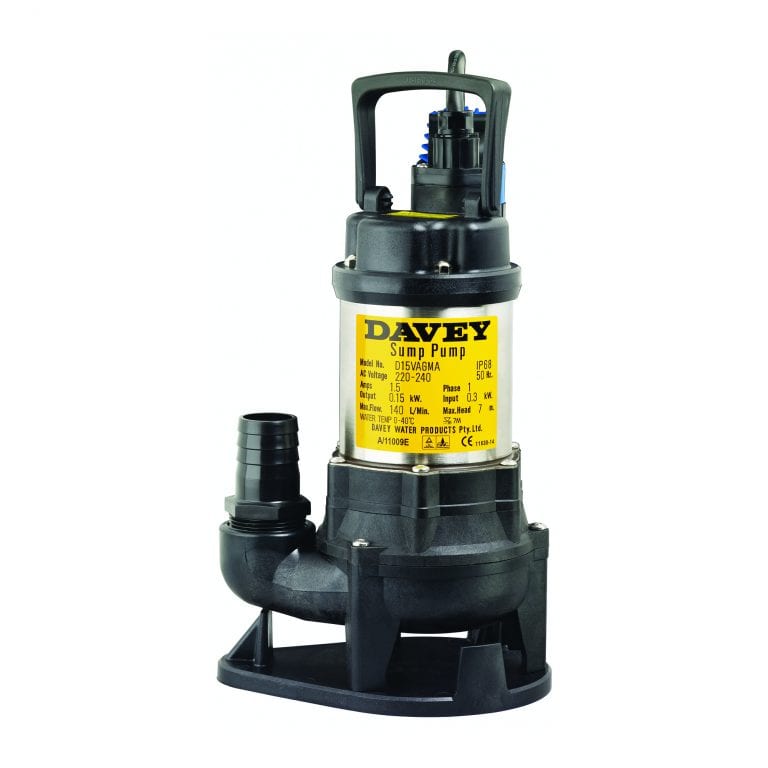 DAVEY Submersible Sump Pump D15A - Rey Lenferna