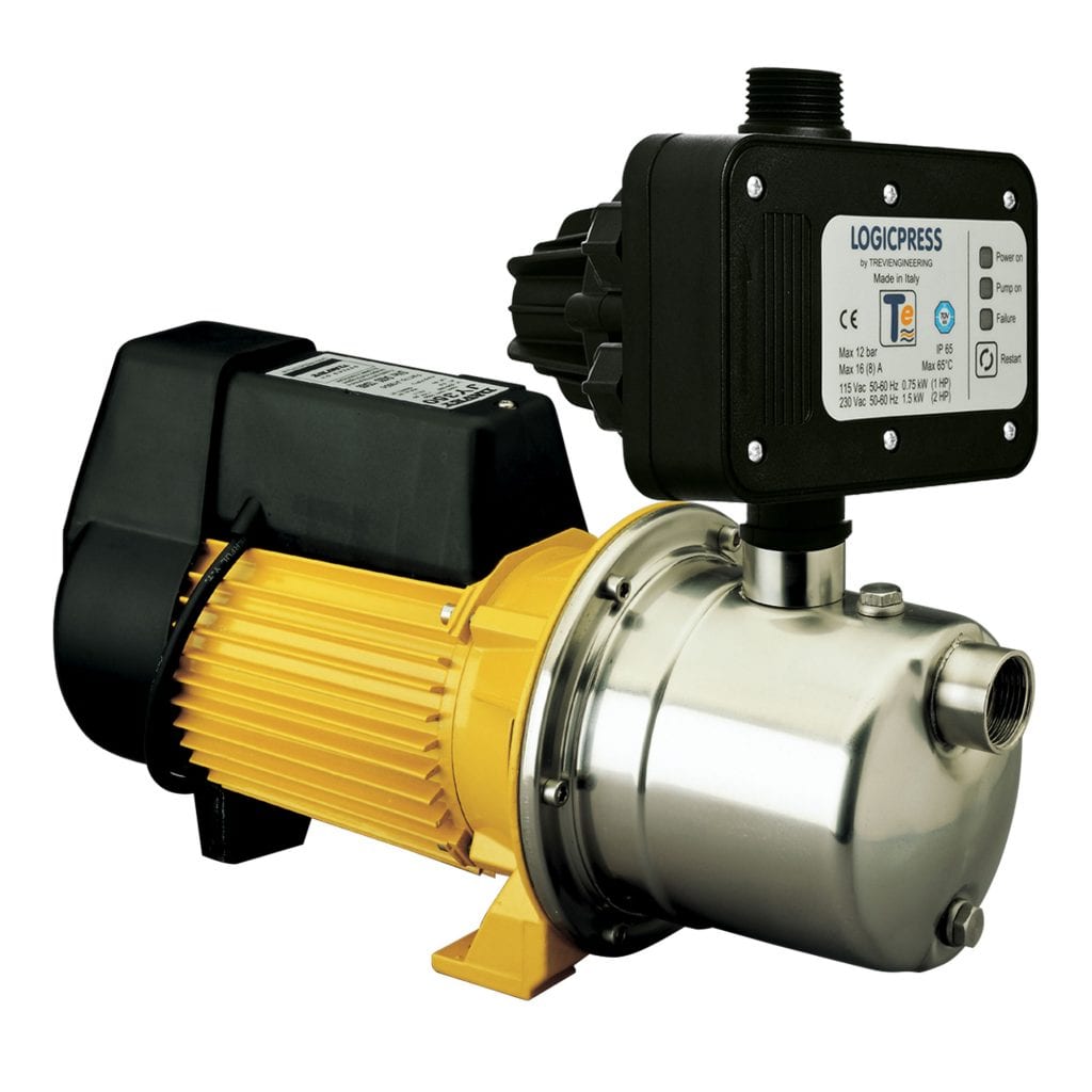 DAVEY Stainless Steel Jet Pump JY450 with Trevi Logicpress Pump ...