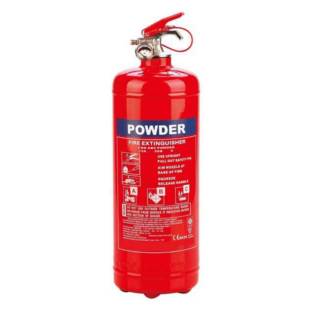 ZOESKY Portable EN3 Powder Extinguisher 2Kg - Rey Lenferna