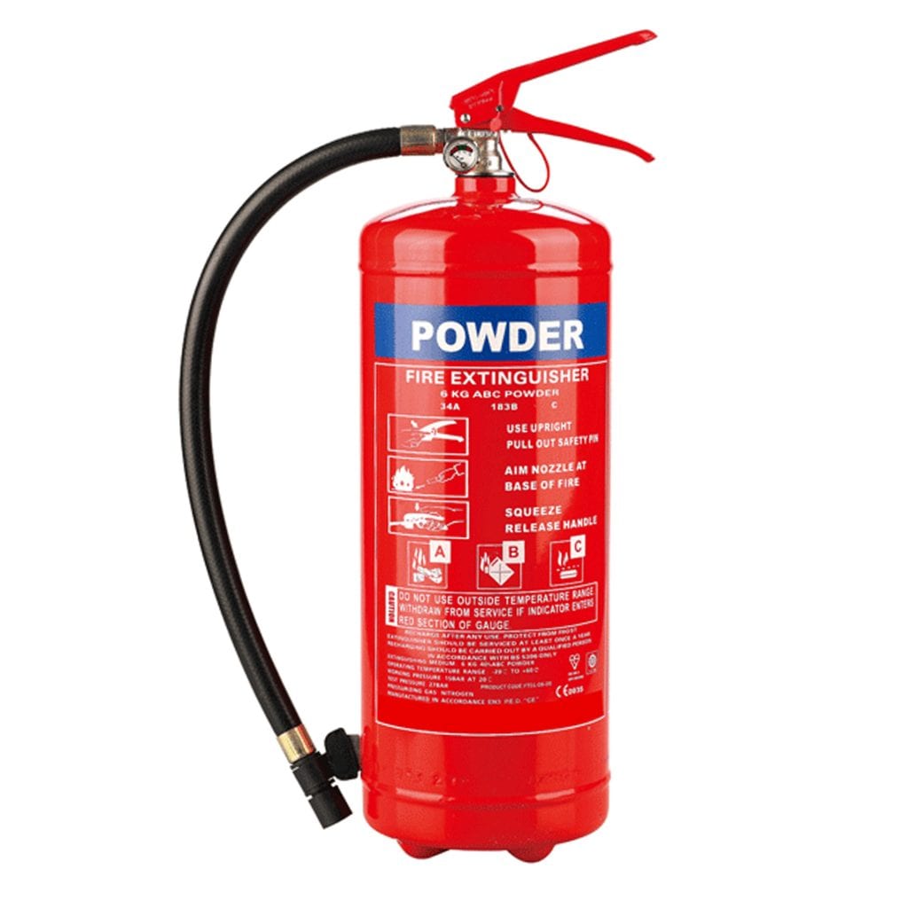 ZOESKY Portable EN3 Powder Extinguisher 6Kg - Rey Lenferna