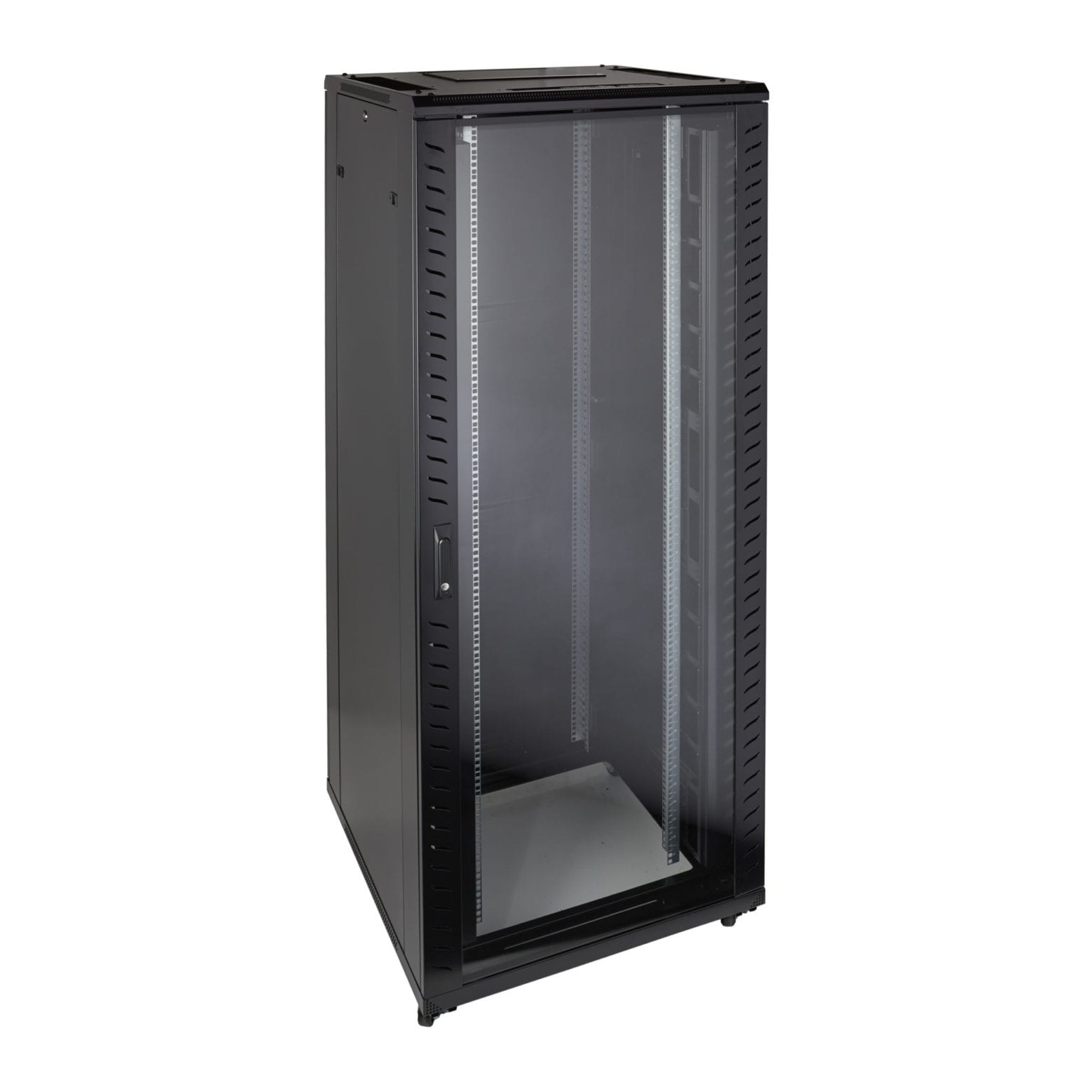 EXCEL Environ CR800 42U Rack 800 x 1000mm Glass (F) Steel (R) B/Panels ...