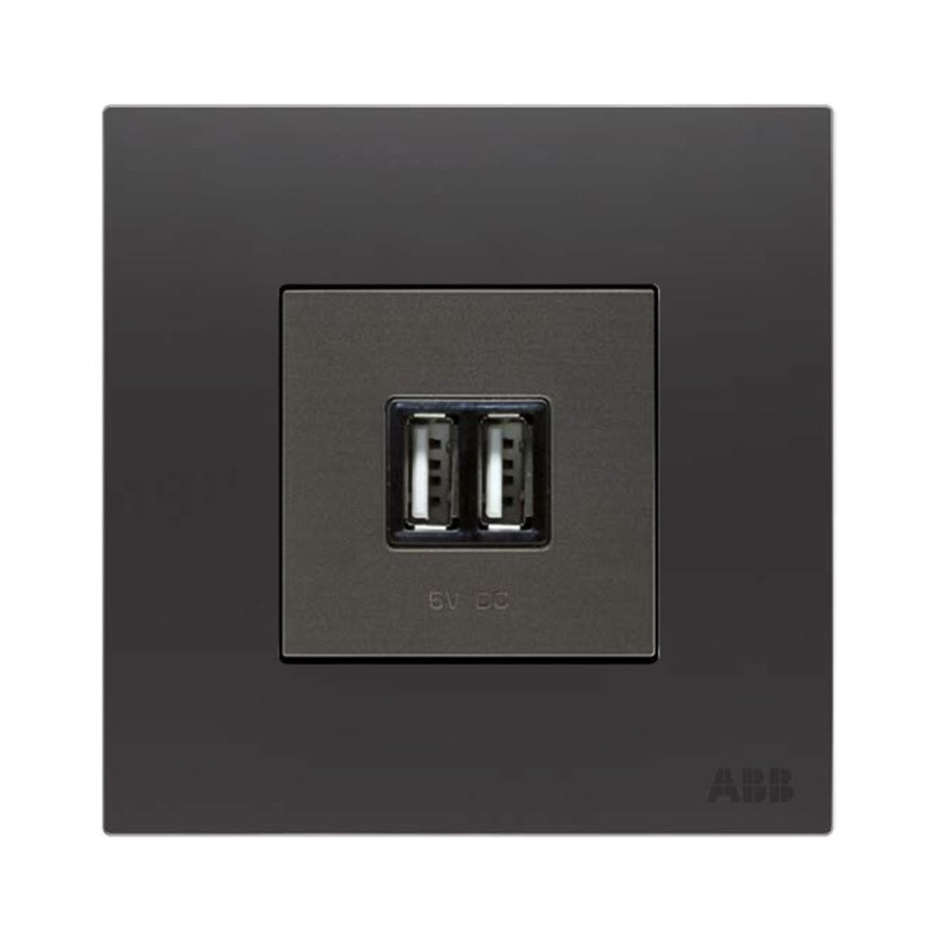 ABB USB Charger - Silk Black - Rey Lenferna
