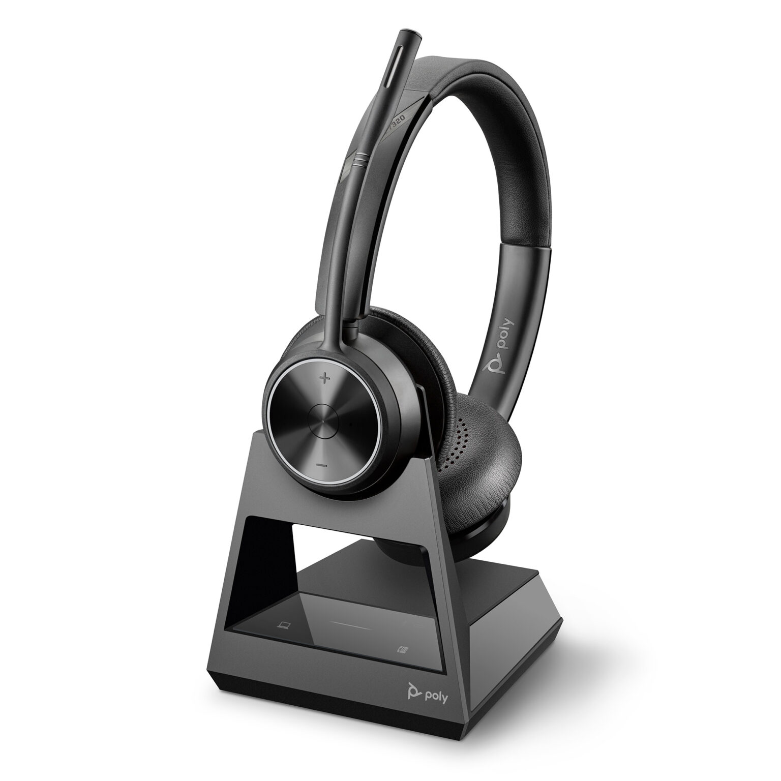 POLY SAVI 7300 Office Series Ultra-secure Wireless DECT™ Headset System ...